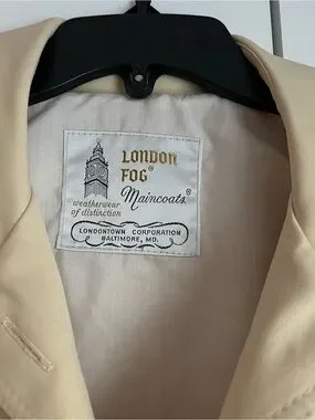 London Fog | Jackets & Coats | Vintage London Fog Yellow Womens Classic ...